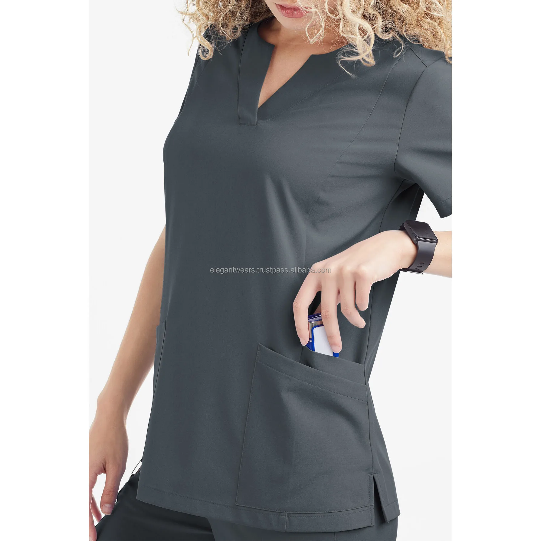 Uniforms For Hospital Nurse Scrubs Sets Short Sleeve Tops - Buy Scrubs ...