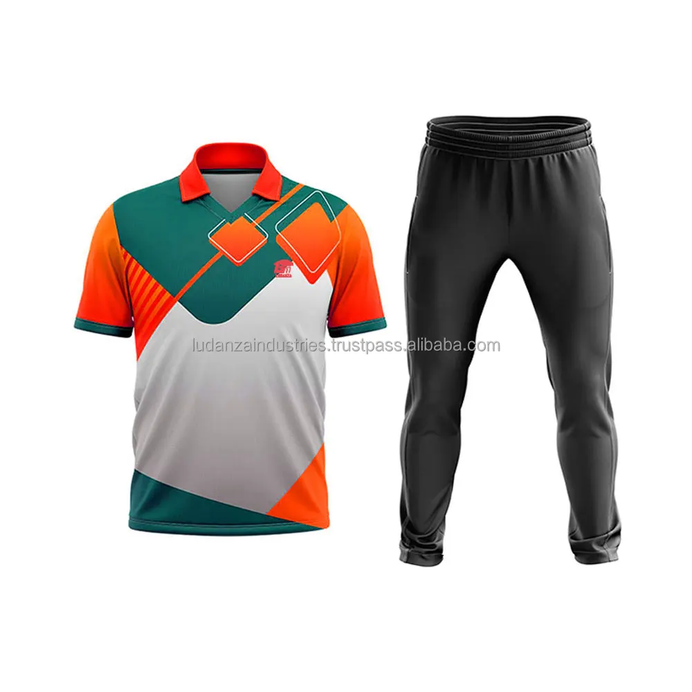 Custom Cricket Jersey Design Team Uniform Low Price New Cricket Team ...