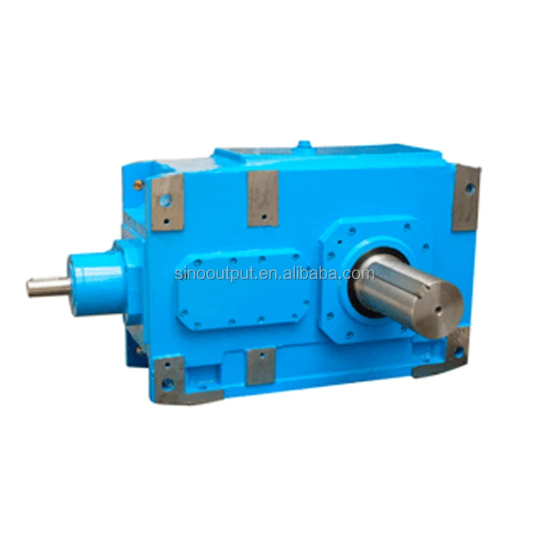Right-angle Helical-bevel Gearbox/gear Speed Reducer Solid Shaft Output ...