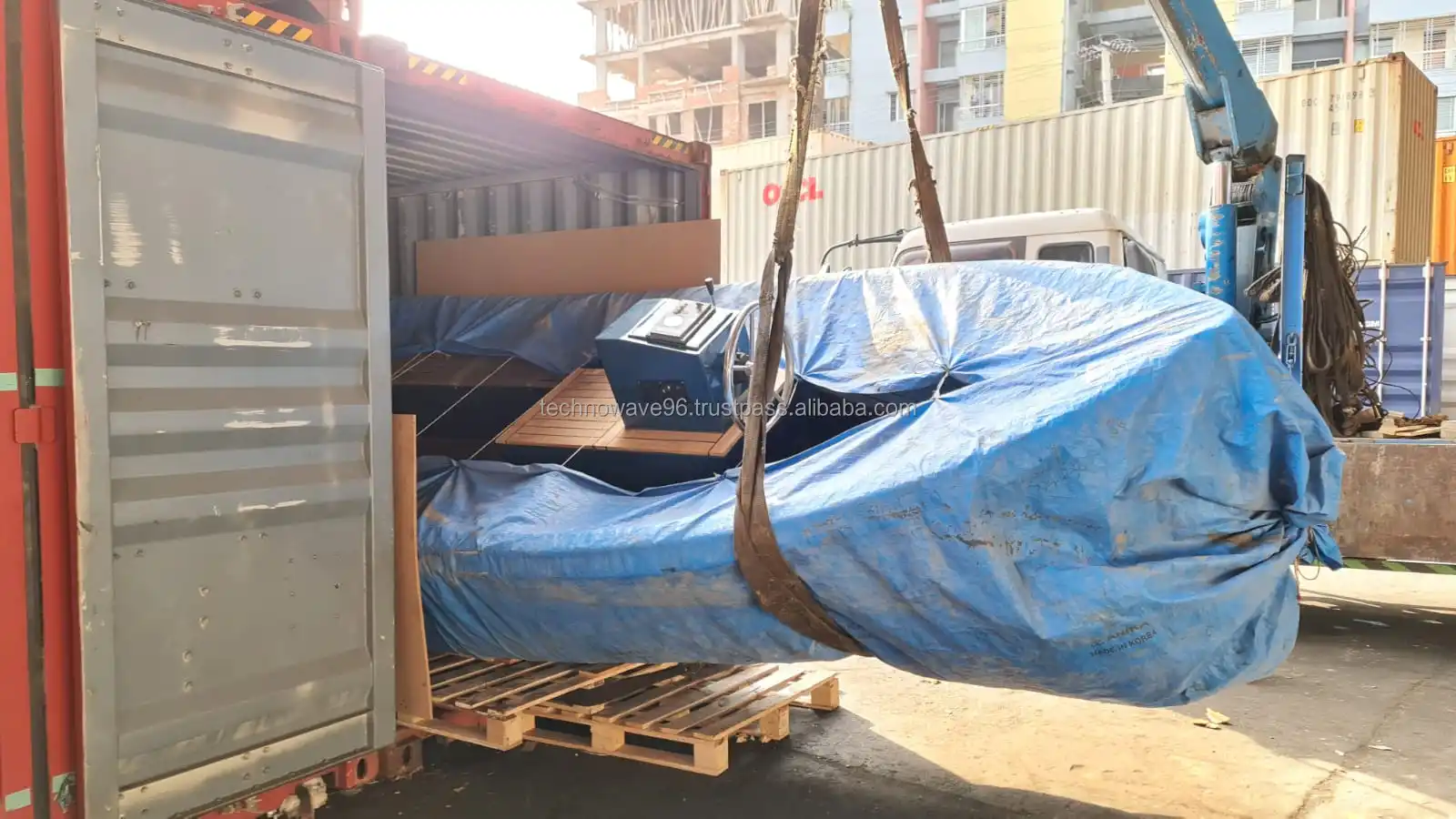 Fassmer Lifeboat Hull Renovated to Dutch Sloep Pleasure Boat