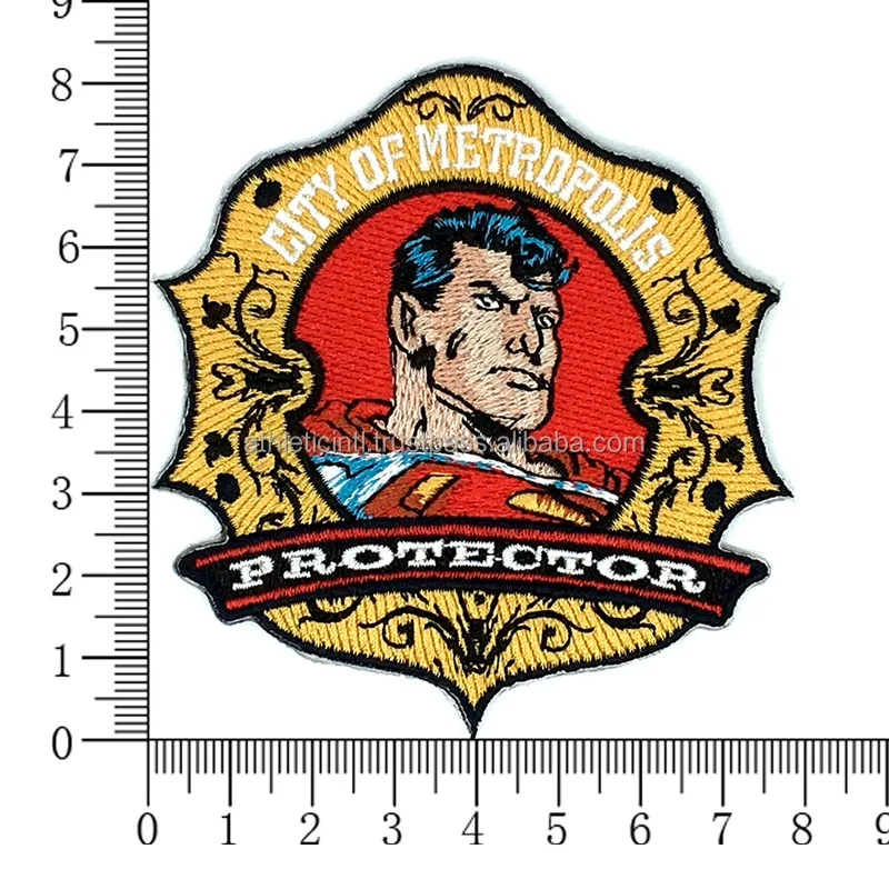 Illuminate Crest Logo 3d Rubber Patch Custom Embroidery Patches For ...