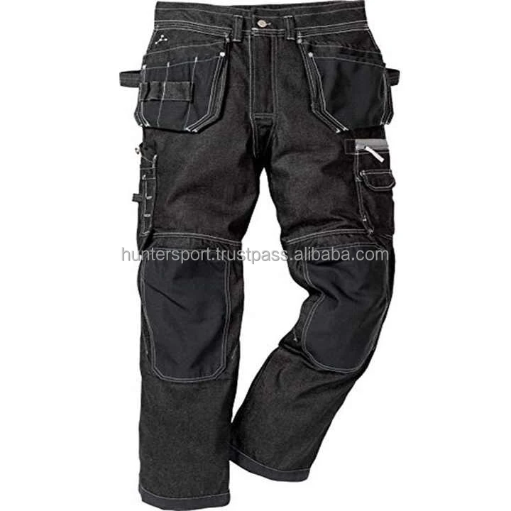 100% Cotton Canvas Heavy Duty Work Wear Pants Men Cargo Pants Men For ...