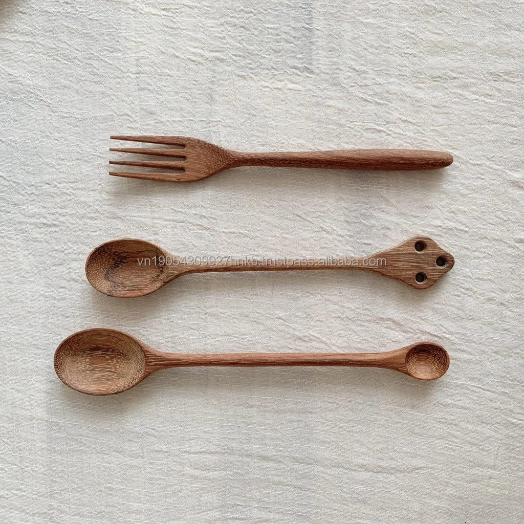 Natural Wooden Ice Cream Spoons - Set of 100 Disposable Eco Spoons for ...