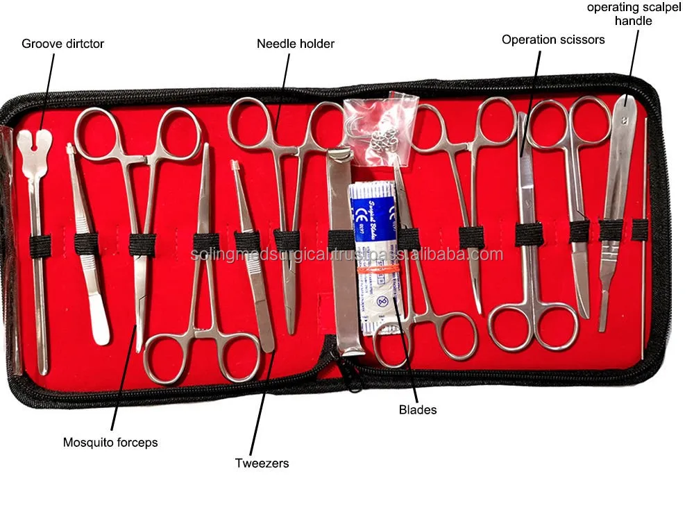 2024 Veterinary Use General Instrument Surgical Dissecting Set Scissors ...