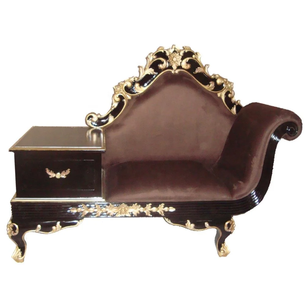 Telephone Sofa Classic Sofa Wooden Frame Upholstered In Suede Fabric ...