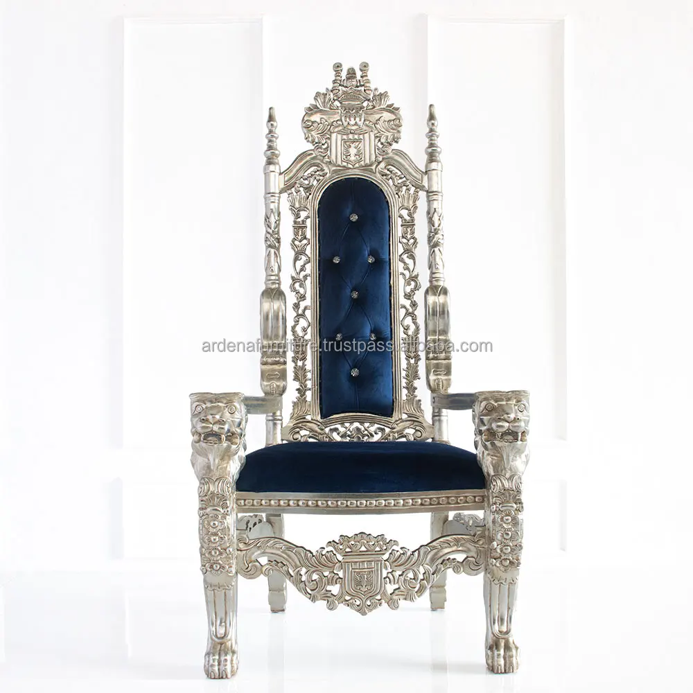 Royal Queen King Chair Throne Rental for Weddings & Events