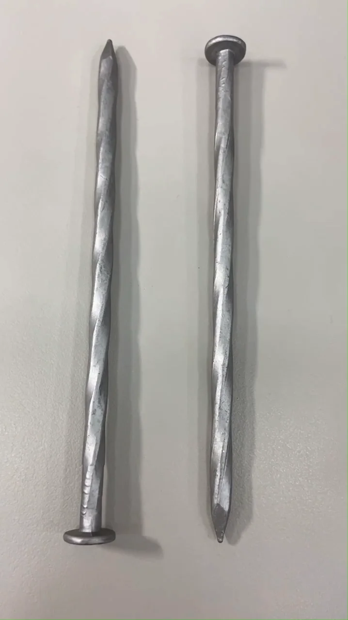 6" Hdg Construction Nails-timbertie - Buy Nail,Fastener,Hardware ...