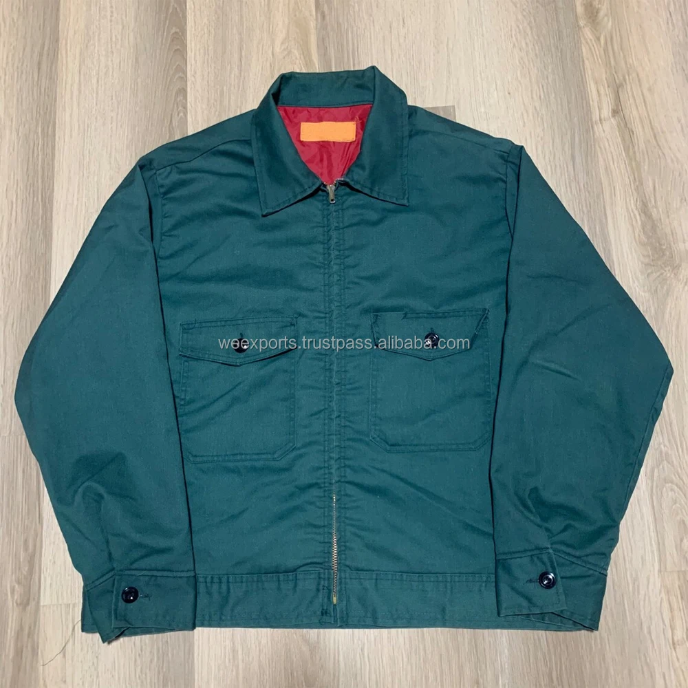 Hot Sale Men Insulated Eisenhower Custom Mechanic Worker Work Jacket ...