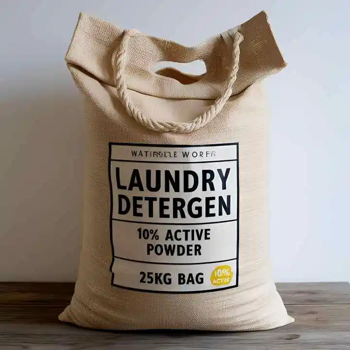 For Active 10% Laundry Detergent Powder 25kg Woven Bag Wash Powder Sack ...