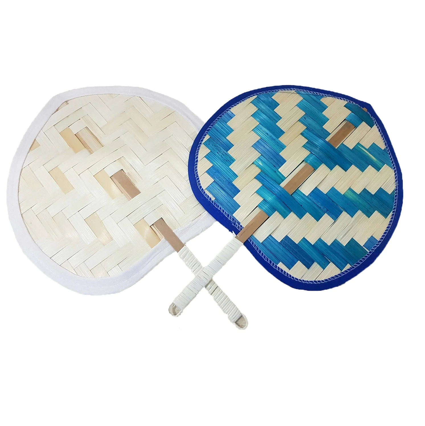 Vietnam Traditional Natural Bamboo Raffia Hand Fans/ Seagrass Fan For ...