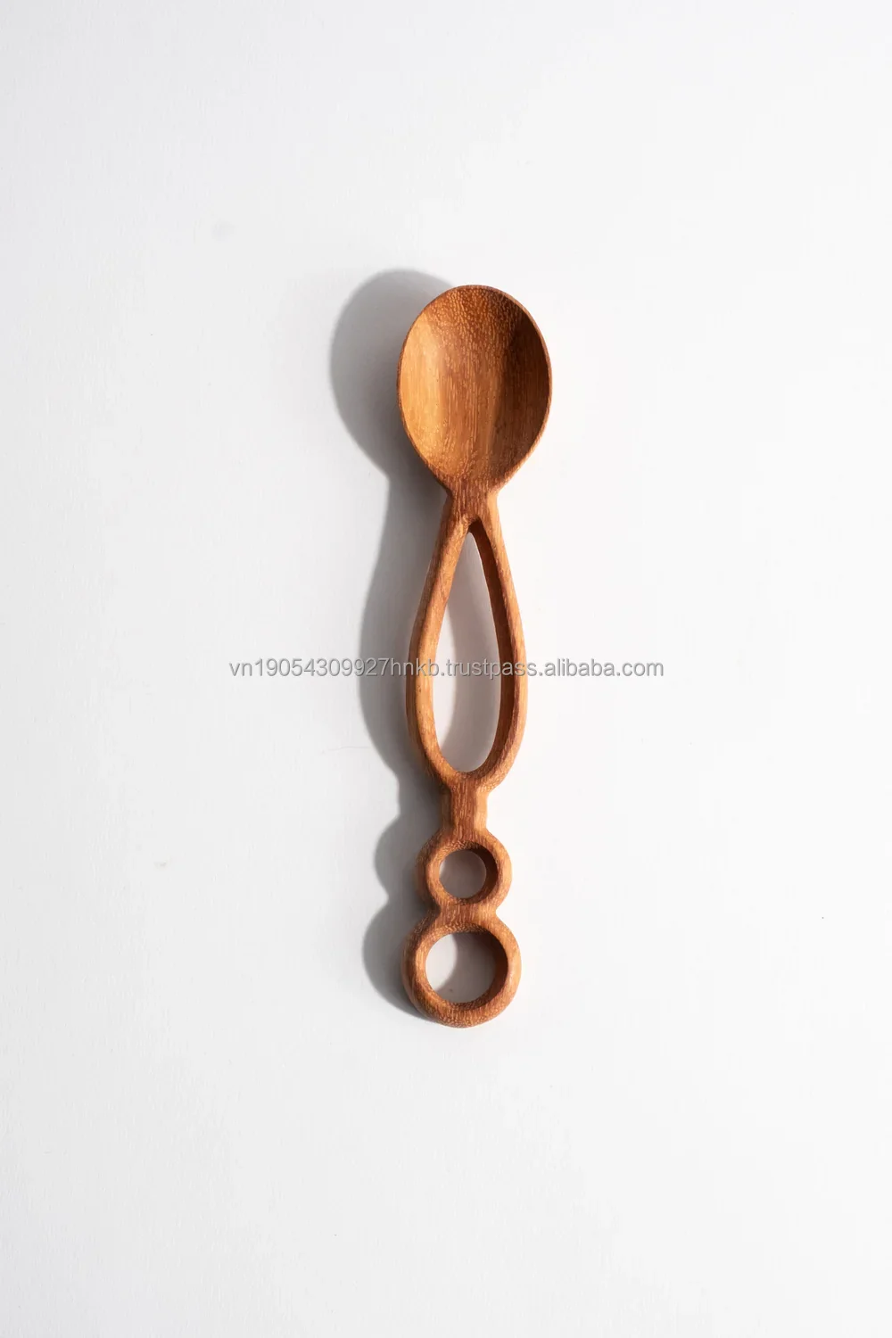 Wooden Honey Dipper - Spiral Stirrer for Drizzling Honey, Natural ...