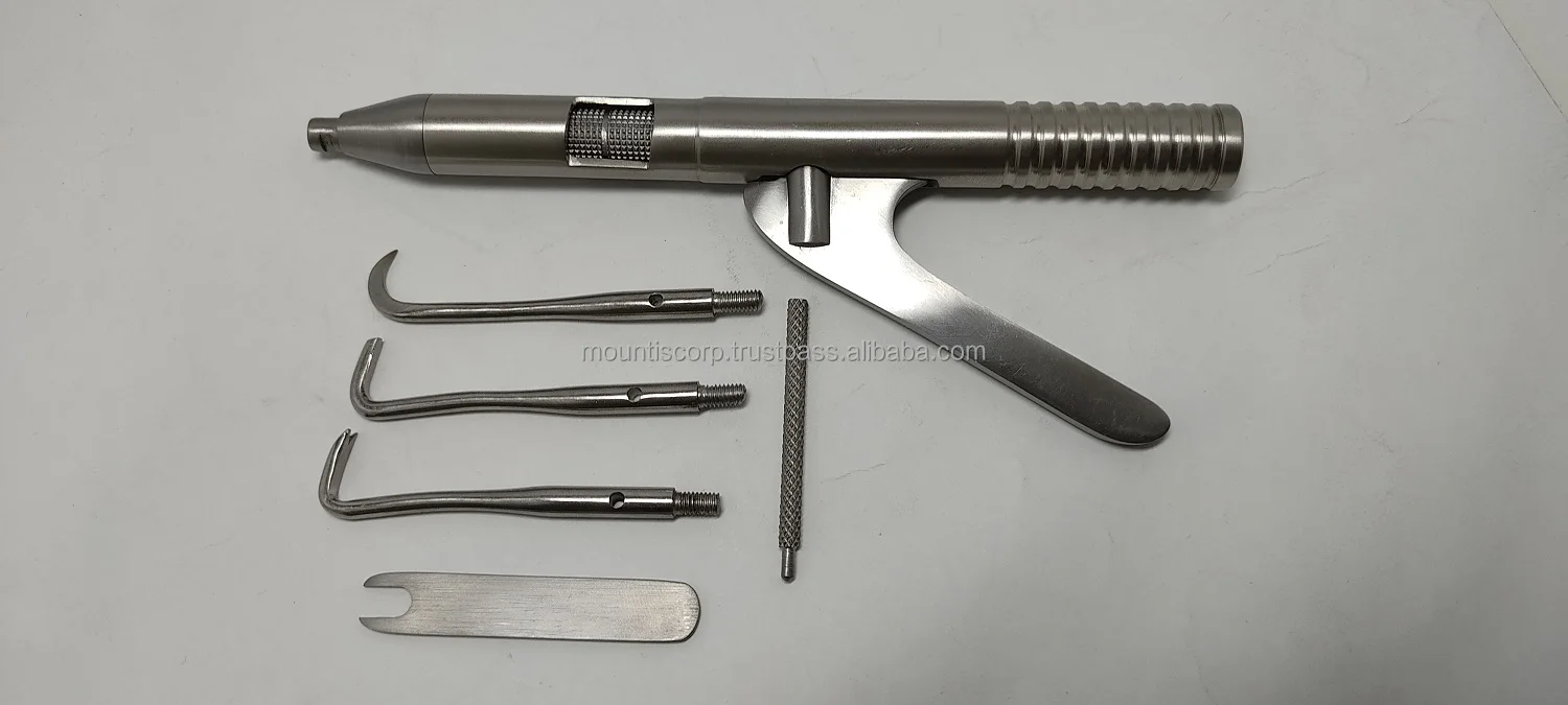 1 Set Dental Automatic Surgical Instruments Crown Remover Gun Dentist ...