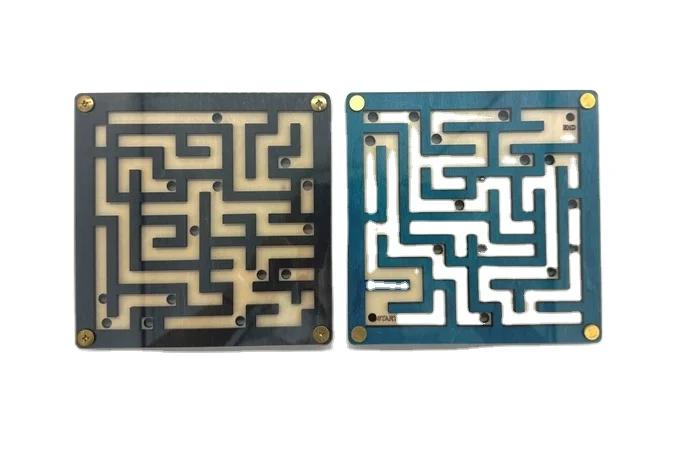 Wooden Double Side Maze Ball Game Brain Teasers Game Iq Test Puzzles ...