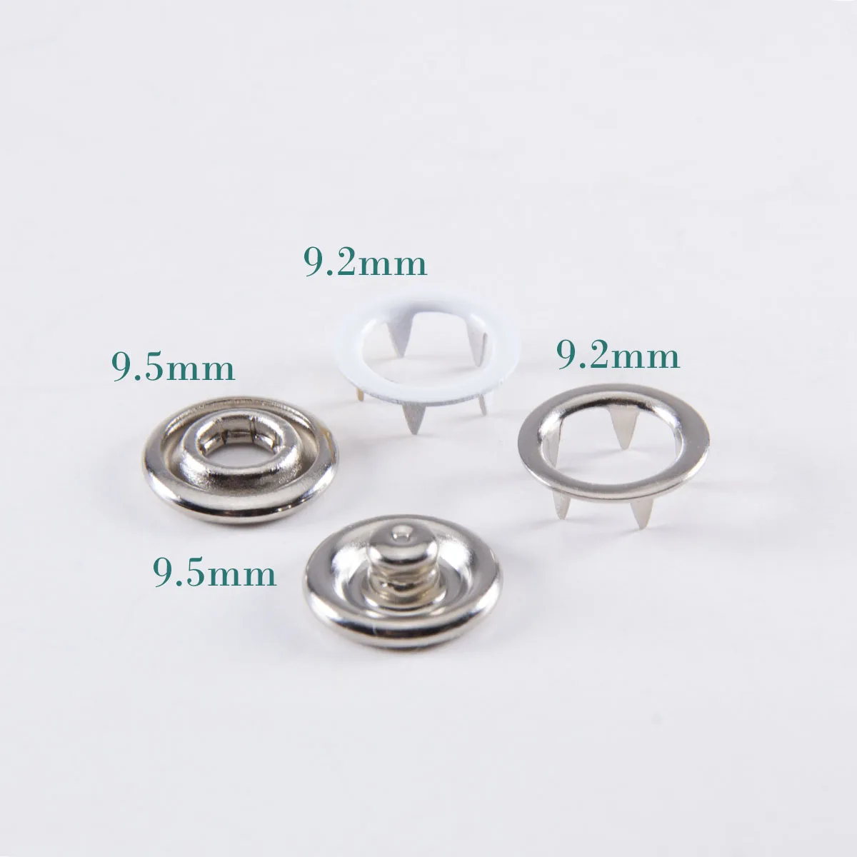 Made in Taiwan Silver Prong Snap Fastener for Clothing Closure Sewing ...