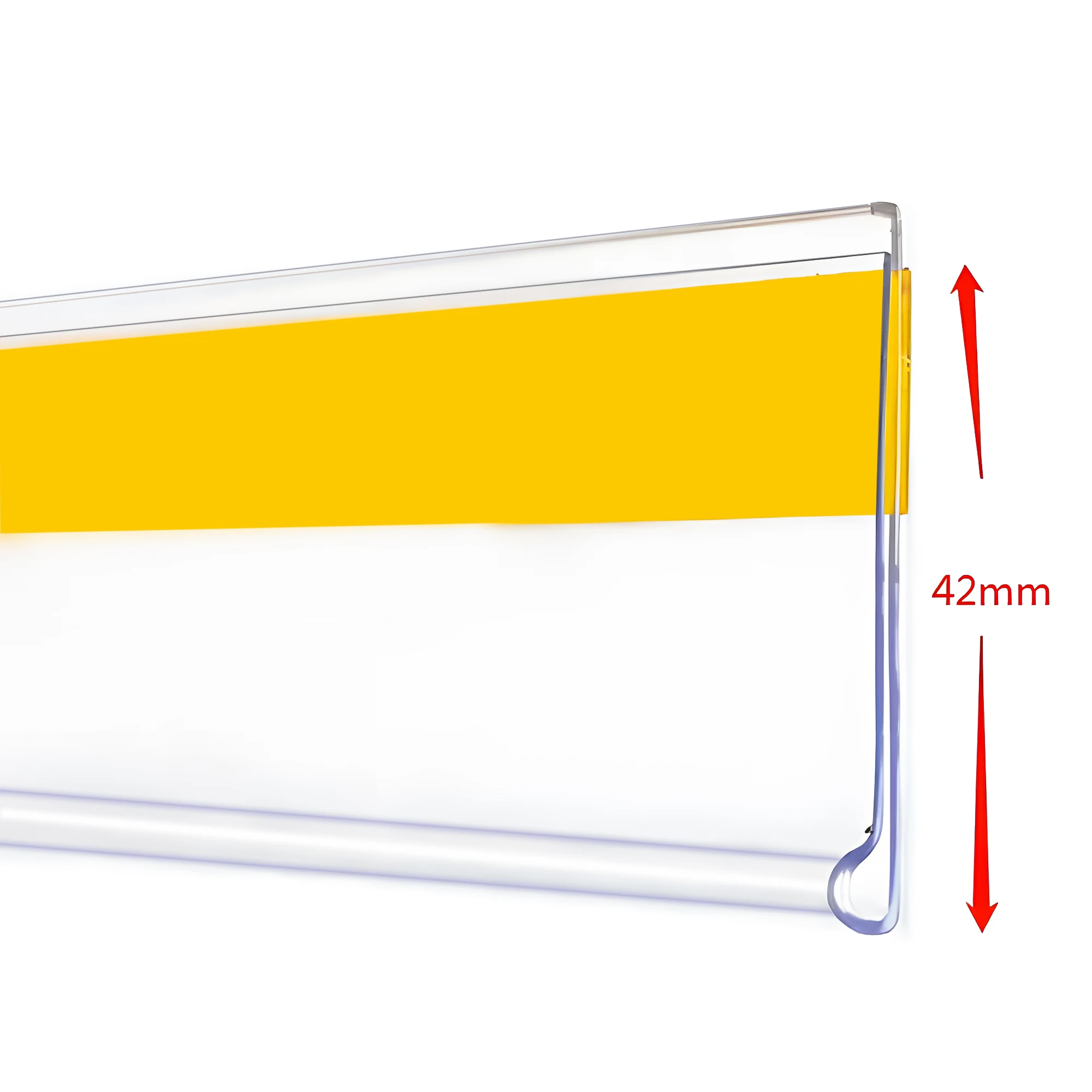 Plastic Supermarket Shelf Data Strip Label Holder Price Tag Holder ...