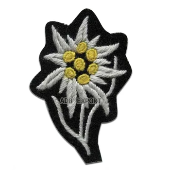 Ww2 German Uniforms Ss Officers Cap Edelweiss Badge Patch By Adb Export ...