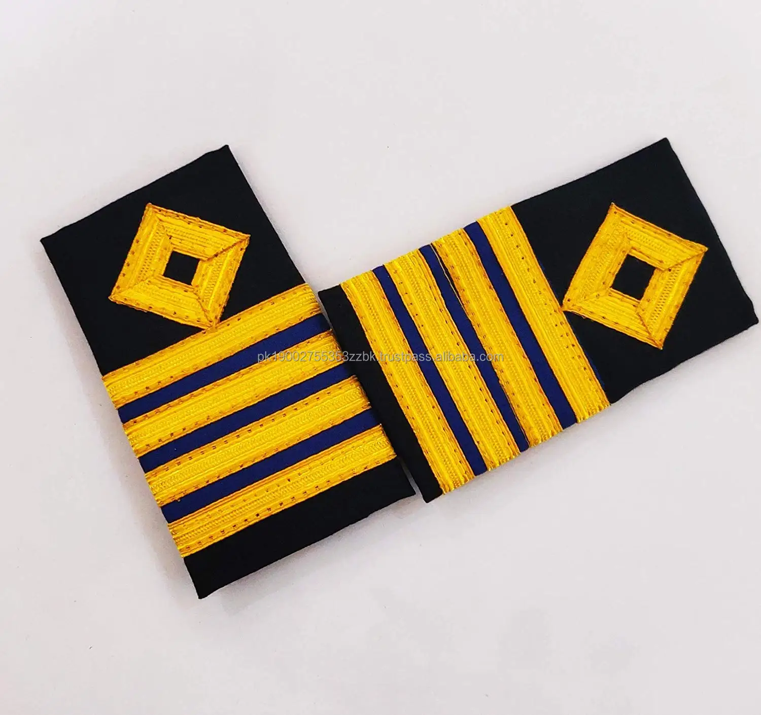 Wholesale Custom Captain Shoulder Badge Boards Embroidery Pilot ...
