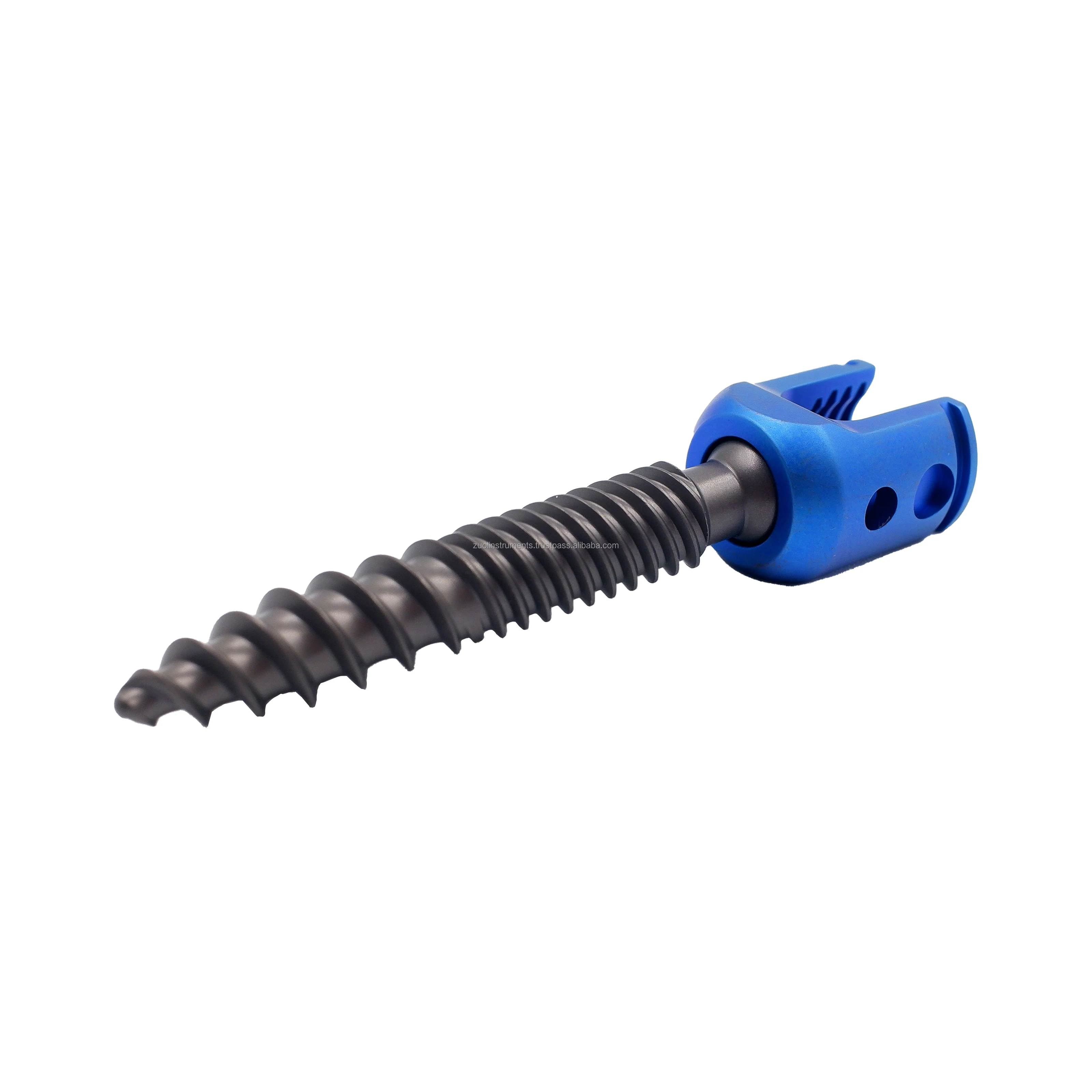 Titanium Spinal Implant Spine Surgical Screws Pedicle Fixation Thread ...