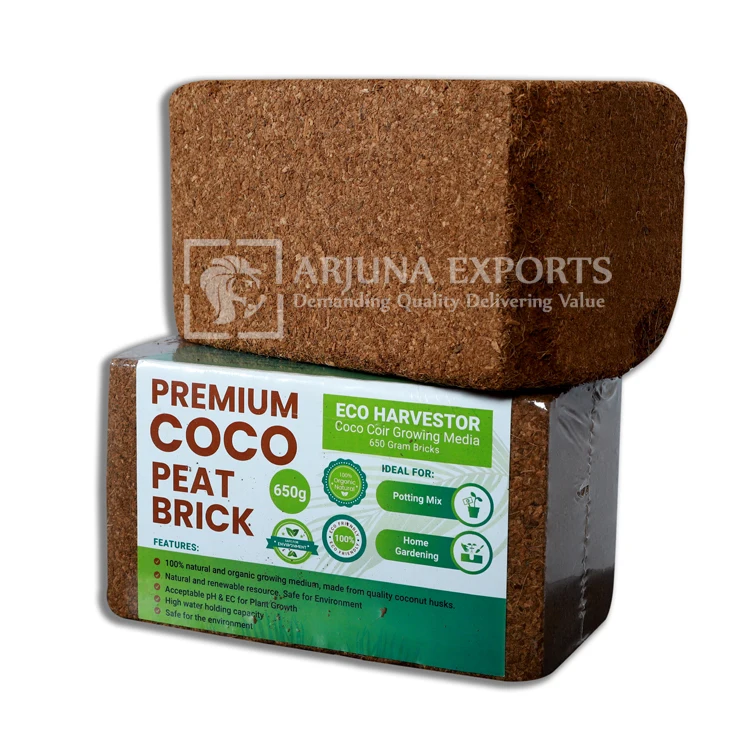 Coco Coconut Coir Peat 650gram Blocks For Terrace Gardeners At Best ...
