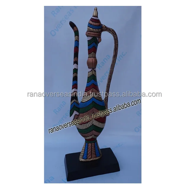 Handmade Traditional Metal Surahi Sculpture Table Decor Aluminium ...