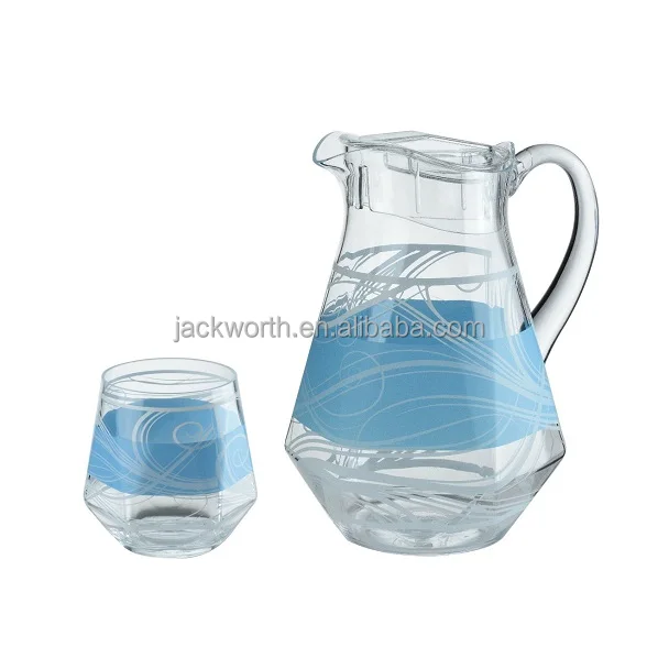 Acrylic Diamond Design Water Pitcher and Tumbler| Alibaba.com
