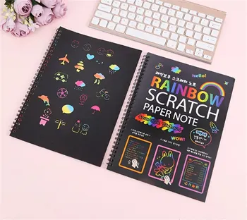 16k Scratch Book Children's Educational Colorful Scratch Paper Diy ...