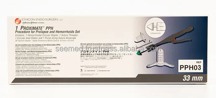 Ethicon PPH-03 Circular Hemorrhoidal Stapler Set - 28 Staples