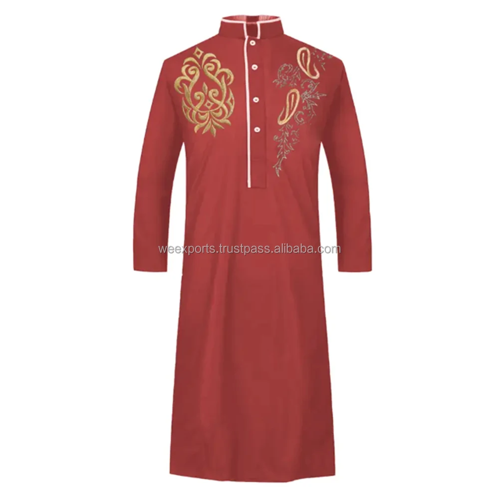 Mens Muslim Islamic Jubbah Thobes High Quality Traditional Arabic Qatar ...