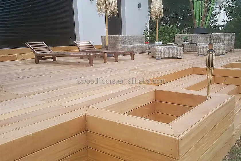 Outdoor Brazilian Garapa Hardwood Solid Wood Decking| Alibaba.com