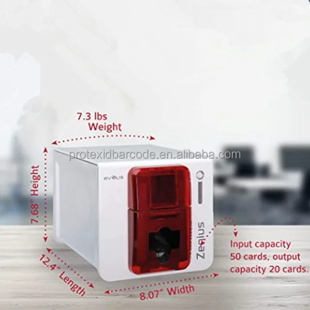 Pvc Printer Id Card Printing of Evolis Zenius Pvc Id Card Printer ...