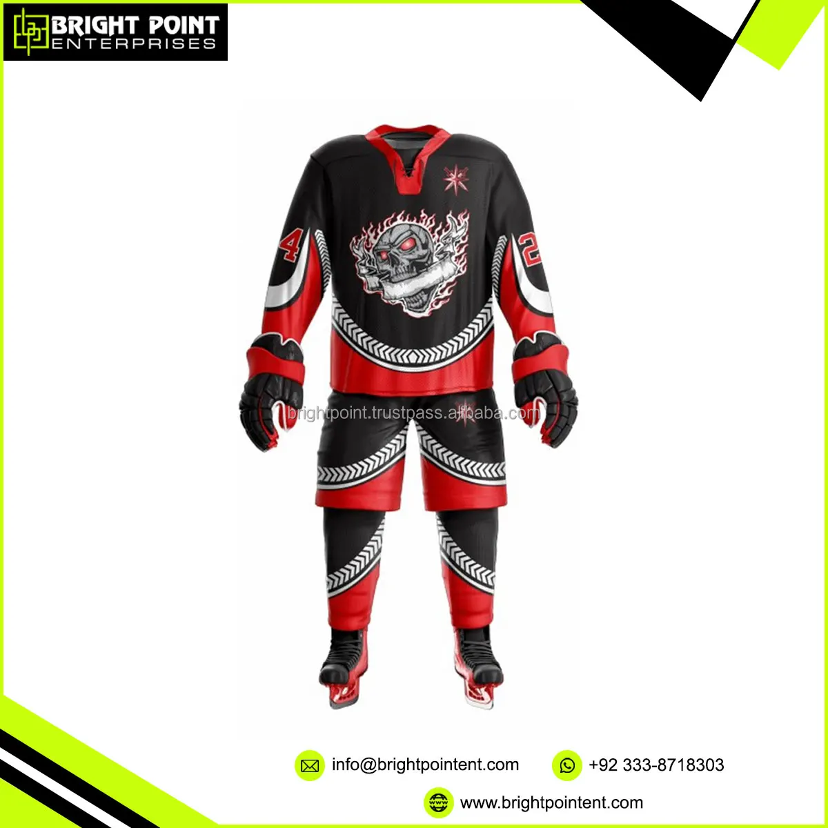 Custom Sublimated Ice Hockey Uniforms - Team Jerseys & Shorts