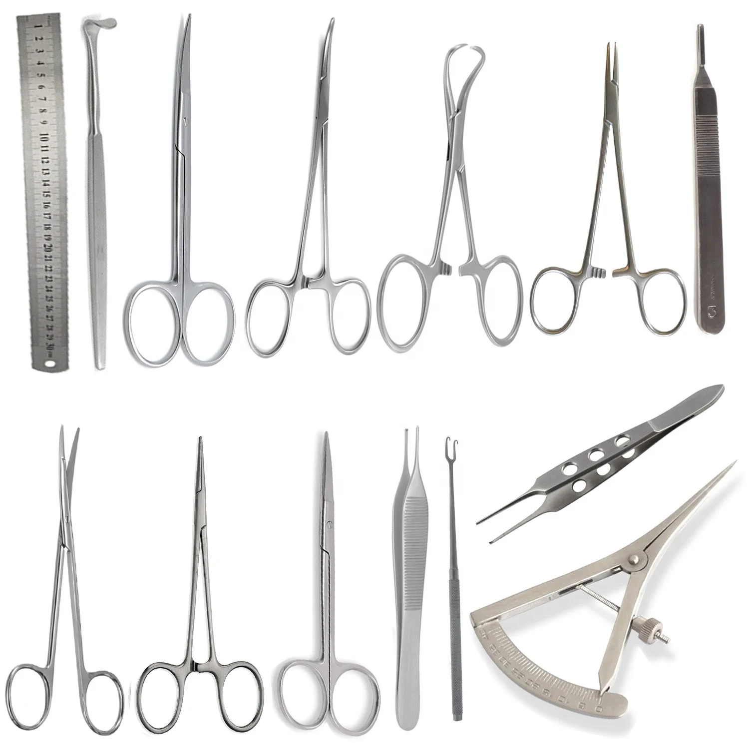 Blepharoplasty Eyelid Surgery Set For Of 14pcs Micro Plastic Surgery ...