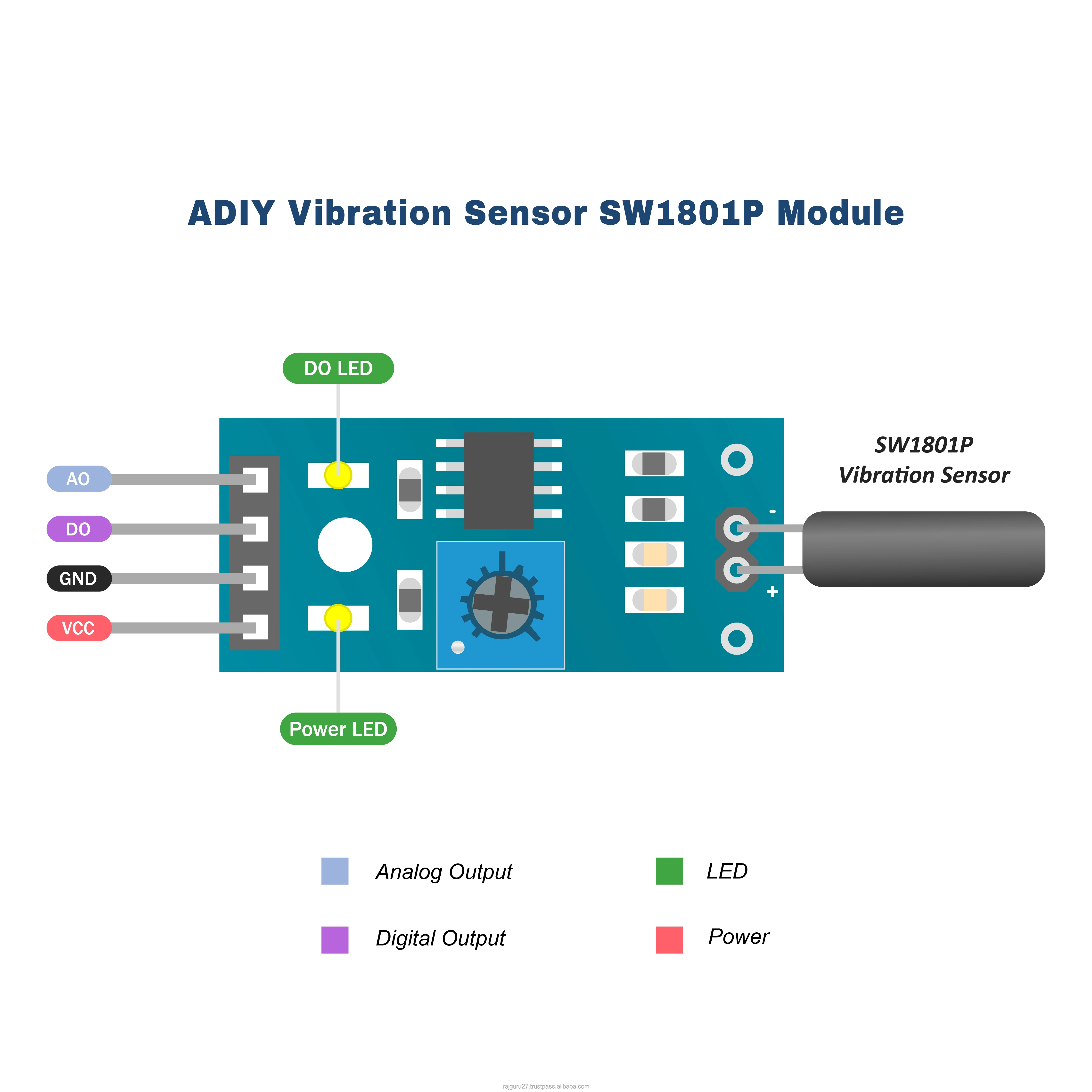 ADIY SW1801P Sensor Module Indian-Made Vibration Sensor| Alibaba.com
