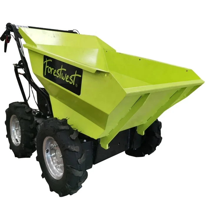 6.5hp Gas Powered 300kg Mini Dumper Motorized Wheelbarrow Manual ...