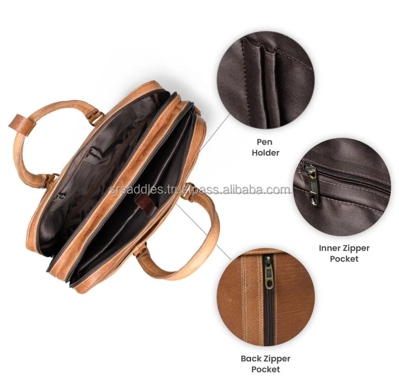 Srs Buffalow Leather Made Laptop Cross Over Shoulder Bag Available In ...