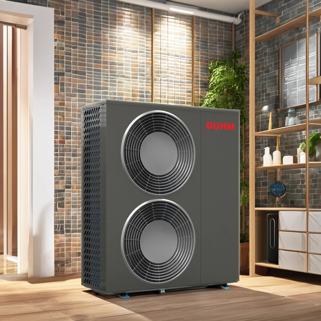 20kW Monoblock EVI R290 Air Source Heat Pump Water Heater WiFi Controlled for Household and ...