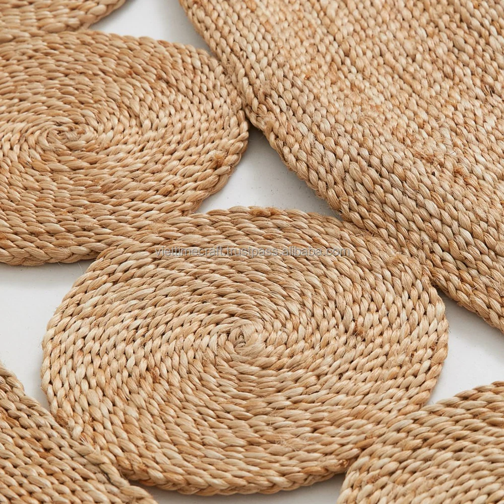 Wholesale Round Jute Carpet Rug - Home Decor Made in Vietnam