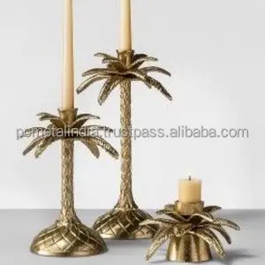 Vintage Palm Tree Candle Holder/brass Palm Tree Candle Holder/hot ...