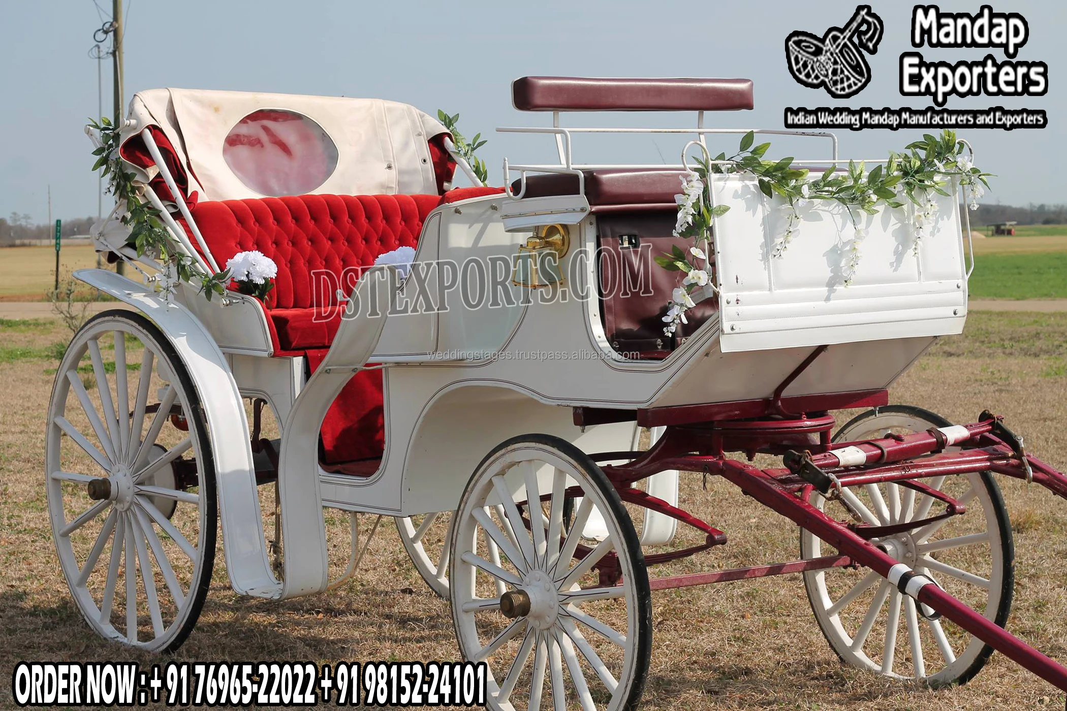 Victorian Style 4 Seater Horse Drawn Carriage for Sale