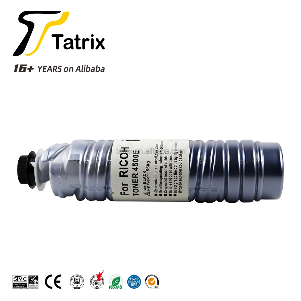 Tatrix Premium MP4500 MP4500 Black Compatible Laser Toner Cartridge for Ricoh Aficio MP 3500/MP ...