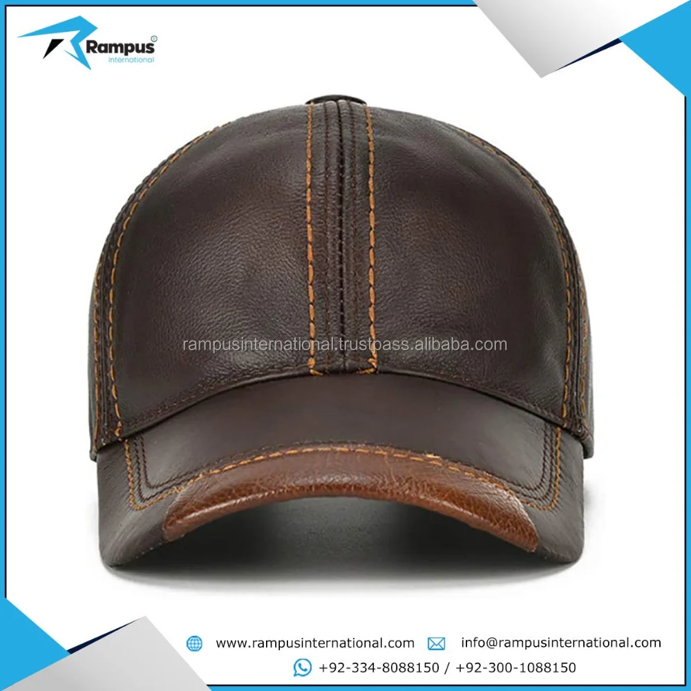 Custom Embossed Hats - Premium Leather Caps for Men & Women