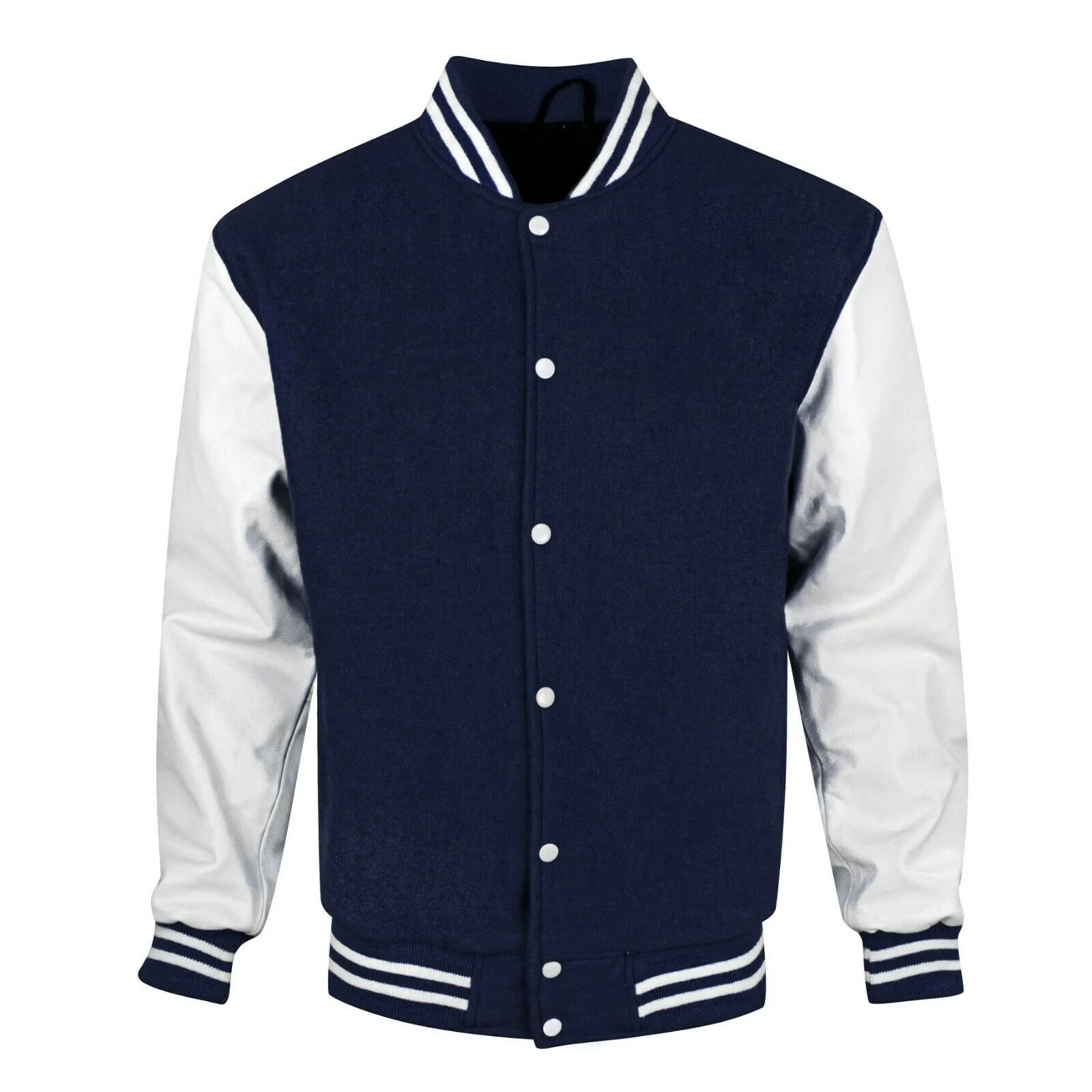 New 2024 Varsity Letterman College Jacket Made Of Melton Wool With ...