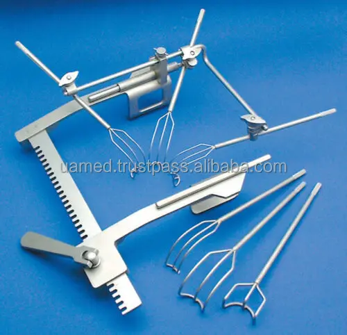 Rib Spreaders Cooley Cosgrove Mitral Valve Heart Retractor Complete Set ...