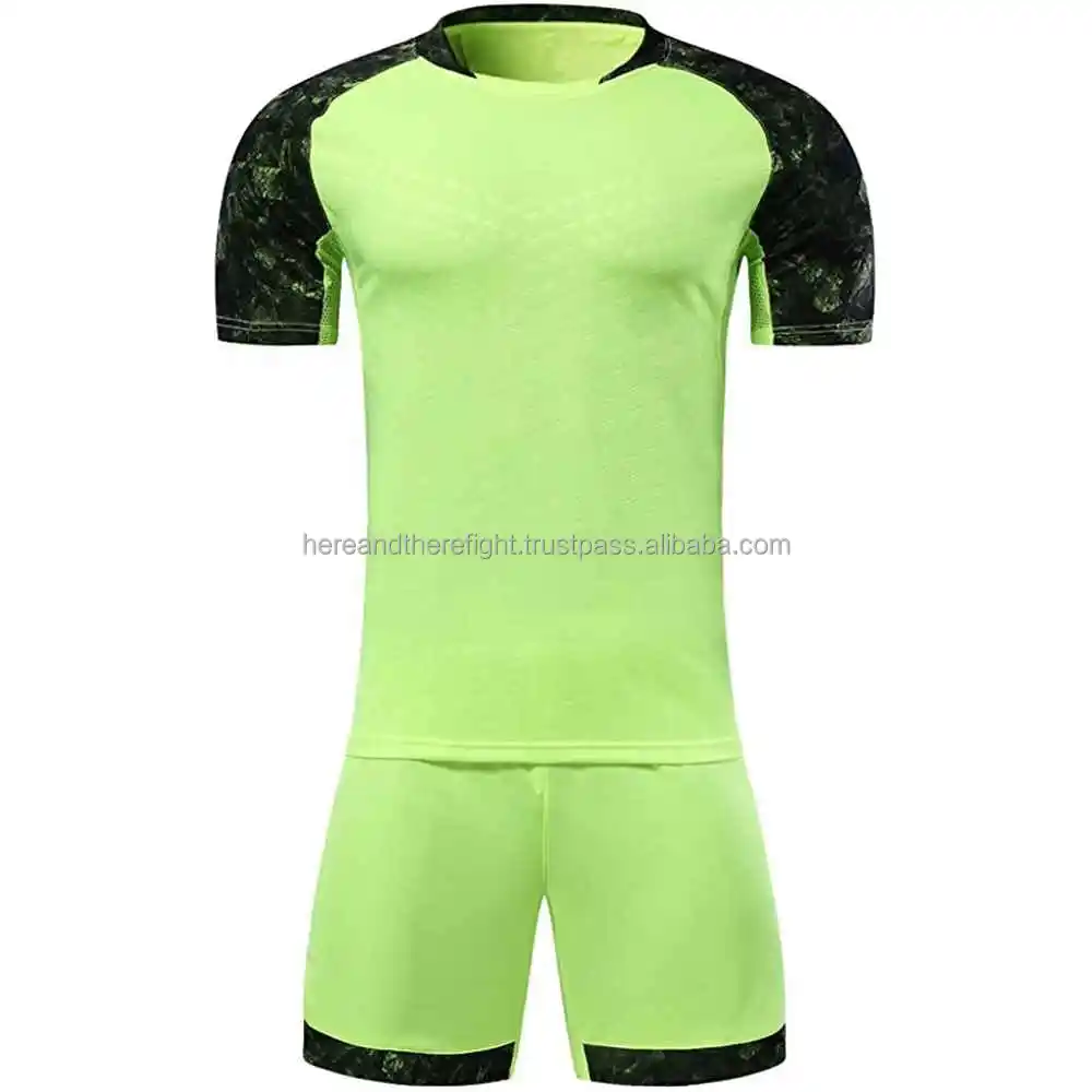 Men's Sports Wear 100%polyester Soccer Uniforms Wholesale Price Half ...