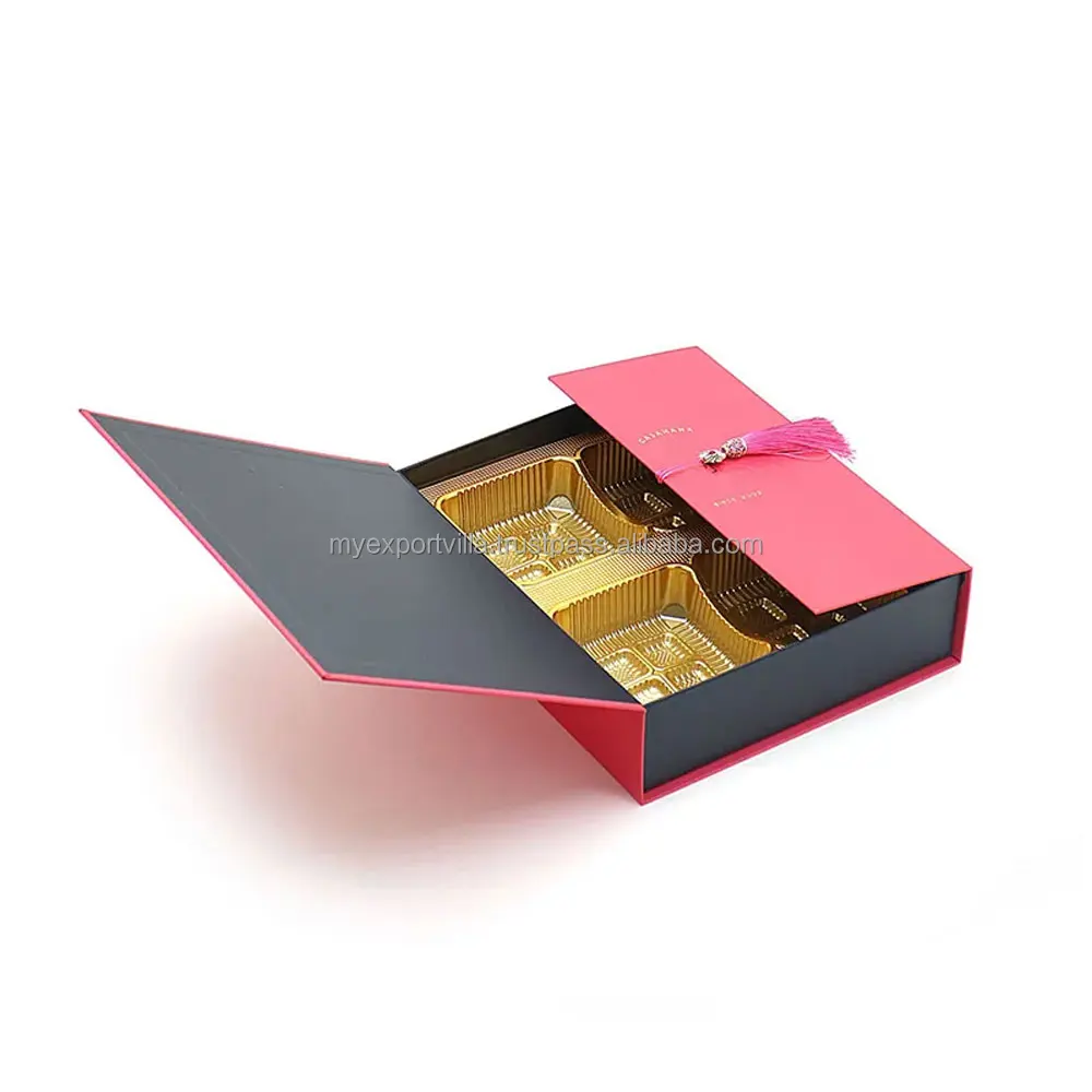 Customized Luxury Double Door Opening Magnetic Gift Box Packaging With ...