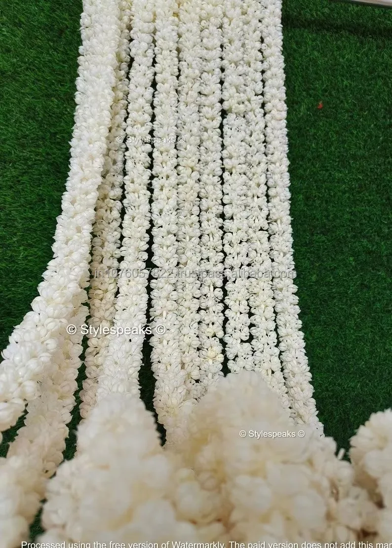 Mogra Flower String Nikah Partition Party Event Artificial Flowers Wall ...