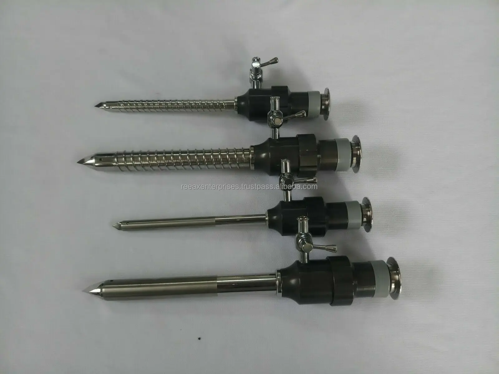 Laparoscopic Magnetic Trocar Pyramidal Tip Spiral Plan Surgical ...