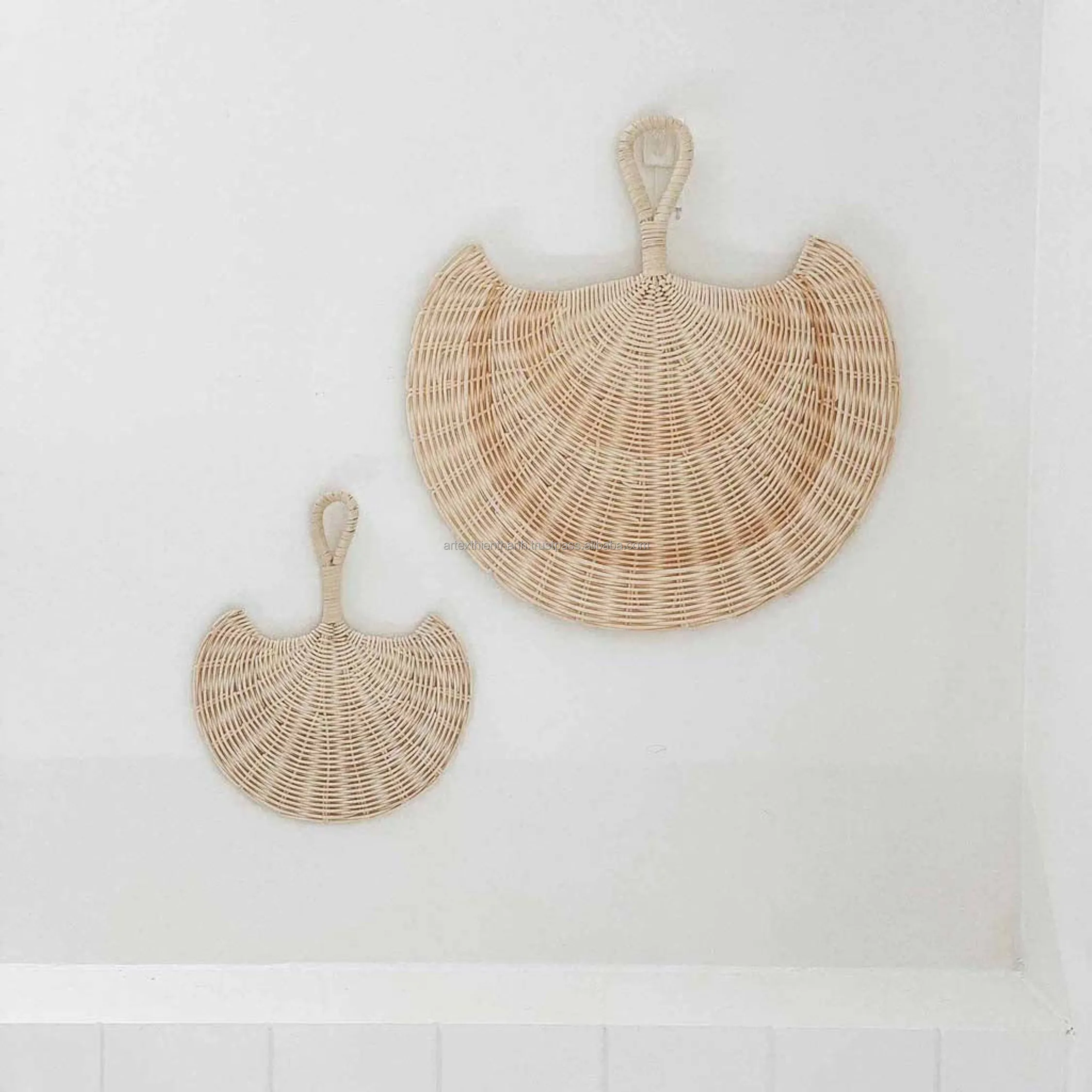 Vintage style unique rattan wall hanging for decor nature rattan wall ...