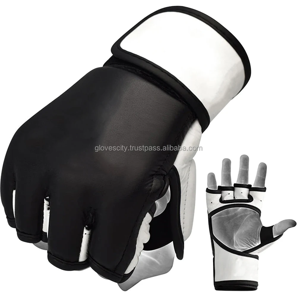 Professional Boxing Gloves Mma Boxing Gloves Leather Grappling Gloves ...