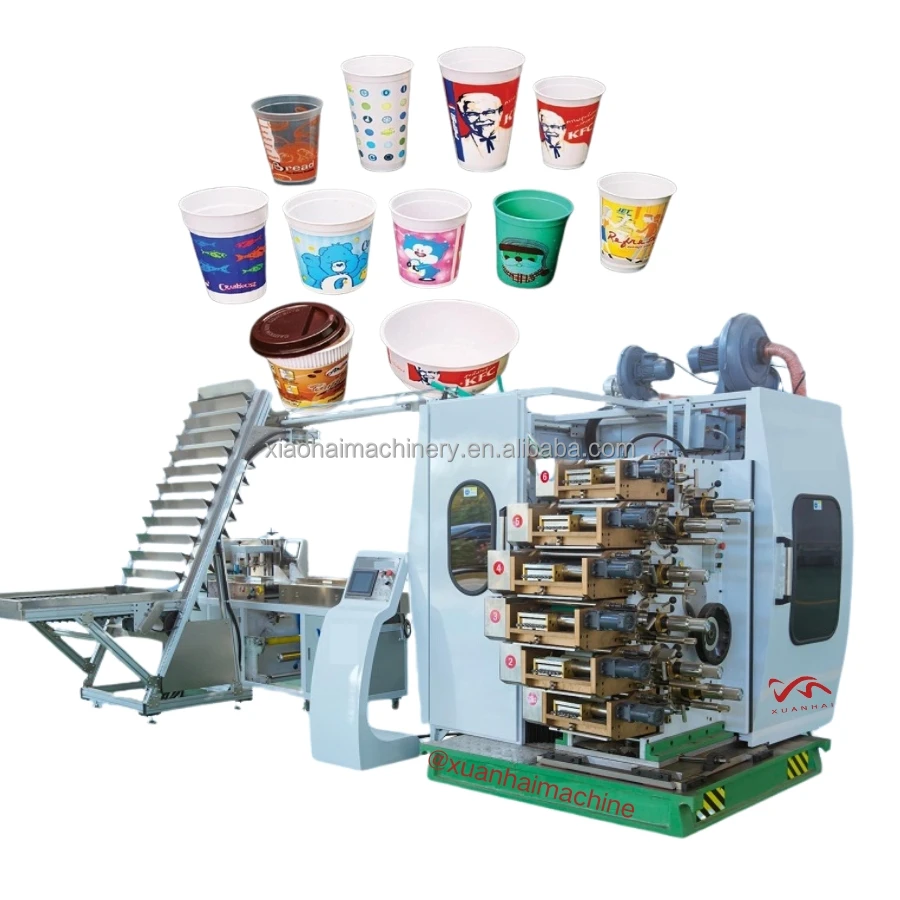 Disposable Plastic Dry Offset Cup Printer Printing Machine - Buy ...